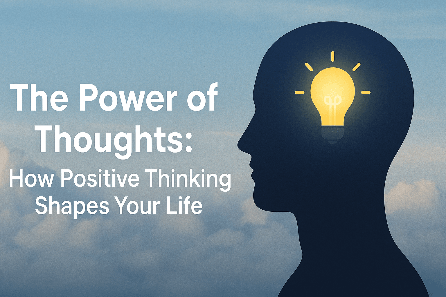 The Power of Thoughts: How Positive Thinking Shapes Your Life.